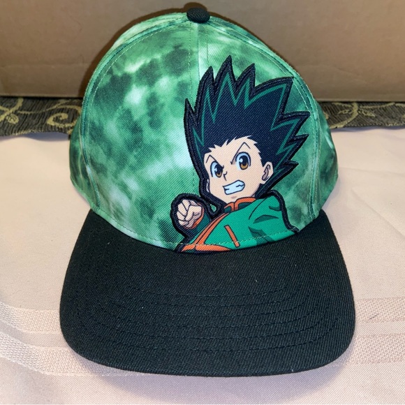 Accessories | New Bioworld Hunter X Hunter Snapback Hat Green Tyedye ...